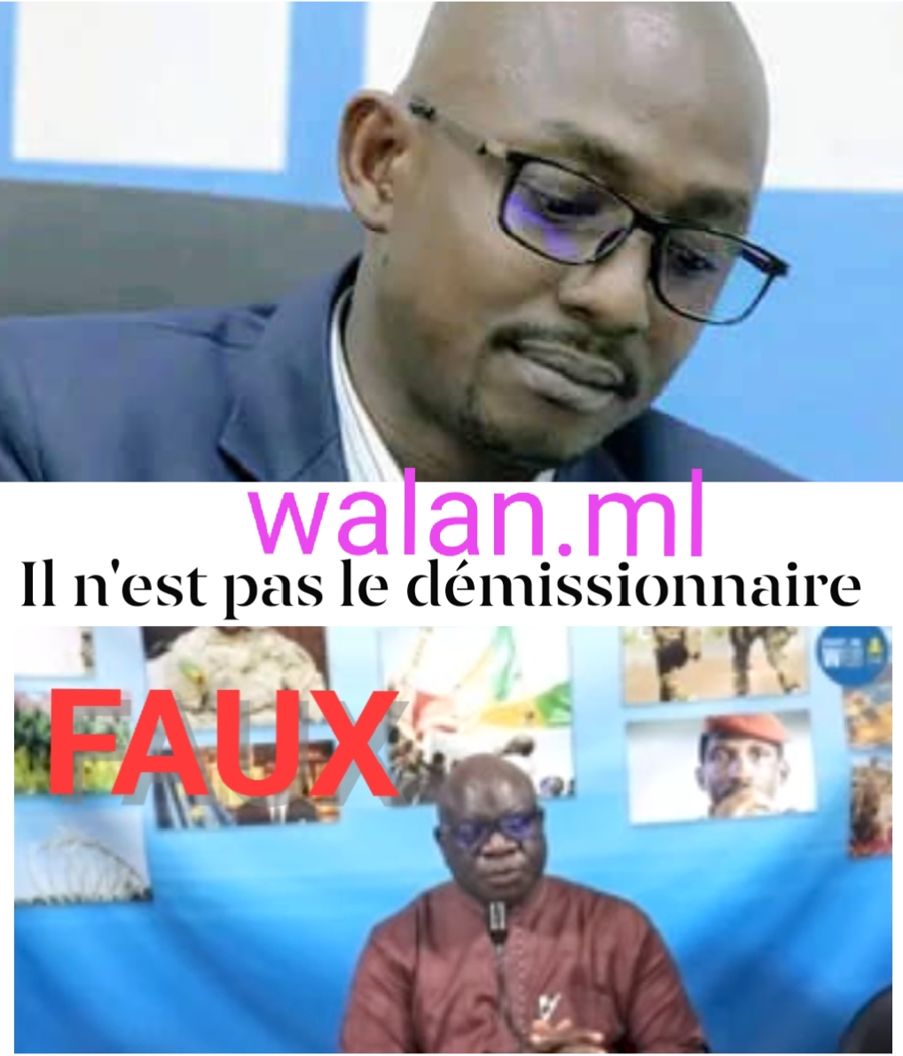 Faux: le magistrat démissionnaire n’est pas l’actuel procureur Adama Coulibaly en charge de la ...